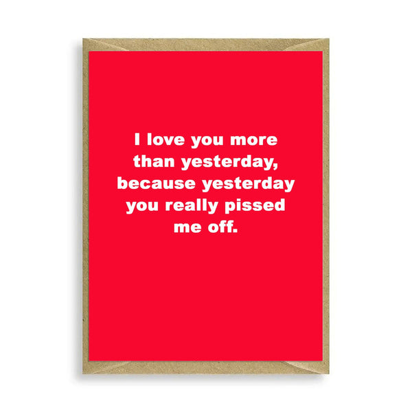 Mini Greeting Card - Crumble And Core British Made